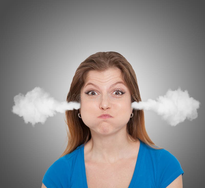 Mulher irritada foto de stock. Imagem de mentes, fêmea - 40722798