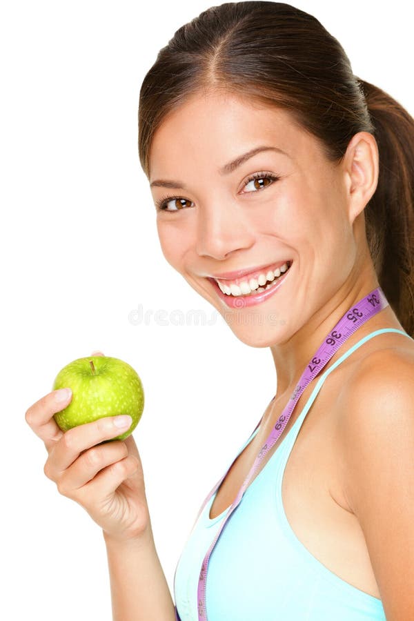 Mulher Saudável Do Estilo De Vida Imagem de Stock - Imagem de dieta ...