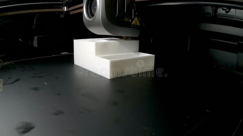 Mulhouse, France - July 8 2024 : 3D Printing Process of a Large White Object Using Creality 3D ...