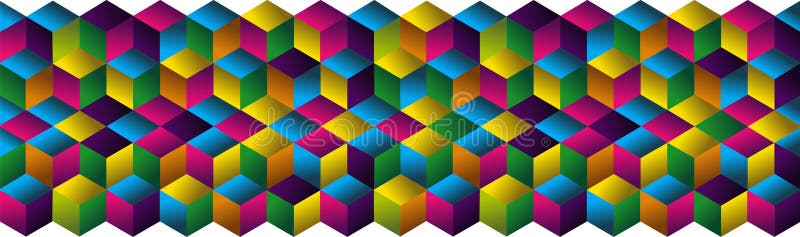 Colorful cubes in motion stock vector. Illustration of hobby - 18255176