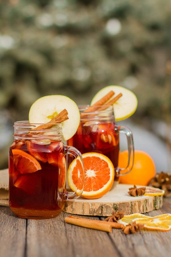 Mulled wine in glass stock photo. Image of glass, views - 86601870