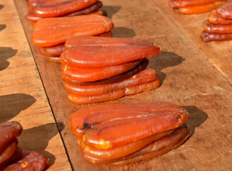 Mullet roe stock image. Image of background, delicacy - 51442487