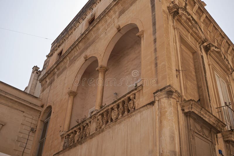 Mullioned Window in a Baroque Building Stock Photo - Image of europe ...