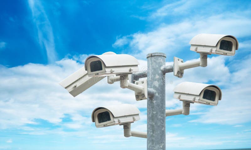 Multi-angle Cctv Systems on Hall Stock Photo - Image of exhibition ...