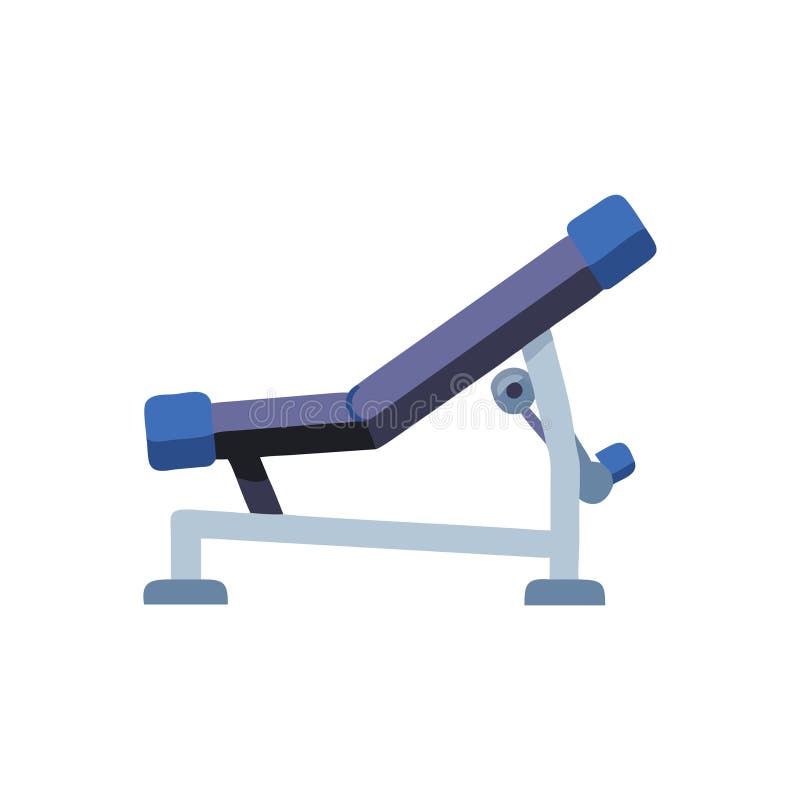 Multi-Angle Resistance Training Bench Icon Stock Photo - Illustration ...