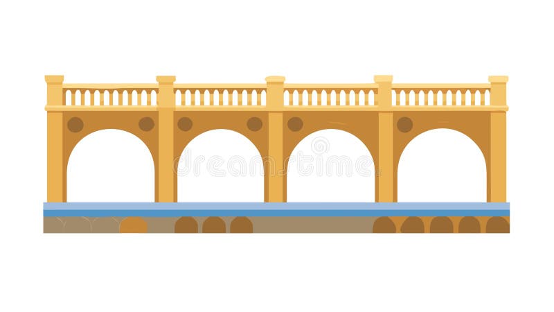 Multi Arched Bridge Stock Illustrations – 100 Multi Arched Bridge Stock ...