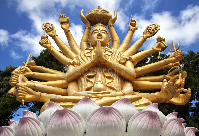 Multi Armed Buddha Royalty Free Stock Photos - Image: 16566868