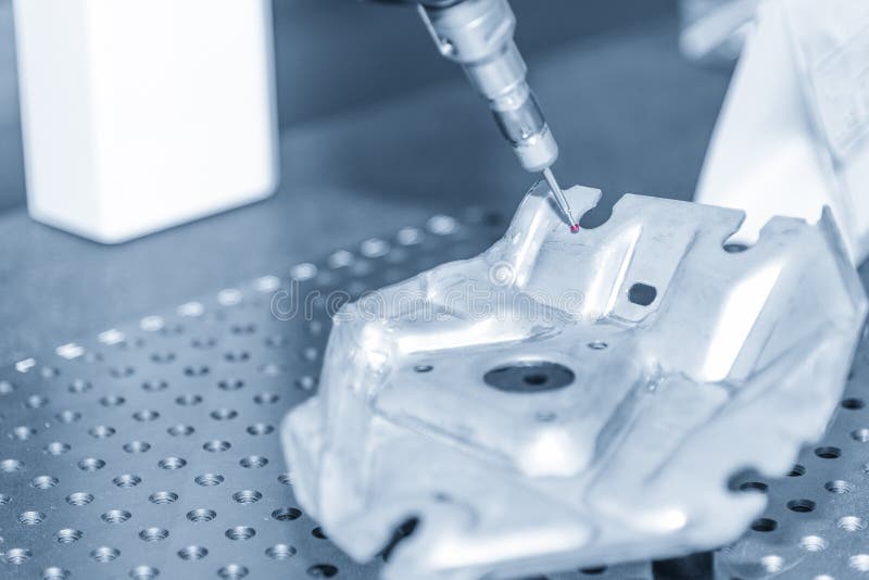 The Multi-axis Measurement Probe Stock Image - Image of inspection ...