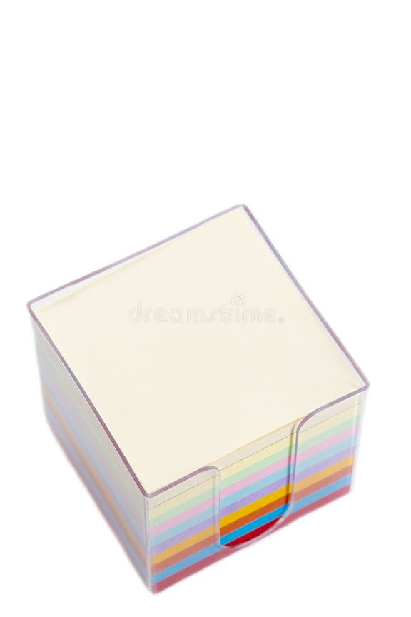 Multi Blocchetto Di Colore Delle Note Di Post-it Immagine Stock ...