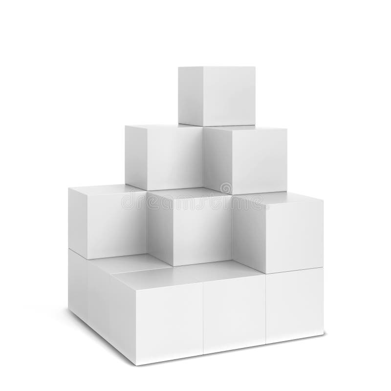 Multi box display stock illustration. Illustration of render - 94751422