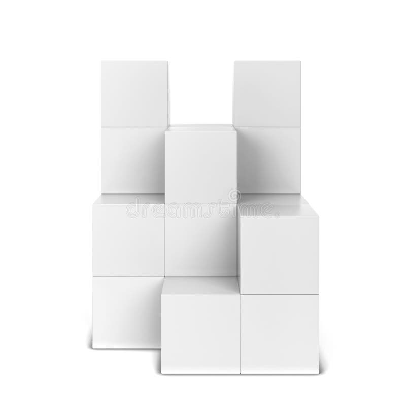 Multi box display stock illustration. Illustration of block - 94751447