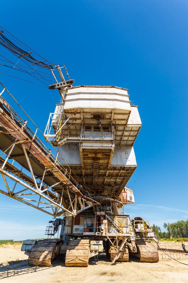 Multi Bucket Excavator, Absetzer Stock Image - Image of excavator ...
