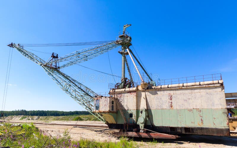 Multi Bucket Excavator, Absetzer Stock Photo - Image of minerals ...