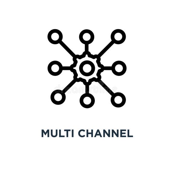 Multi Channel Icon. Multi Channel Concept Symbol Design, Vector Stock ...