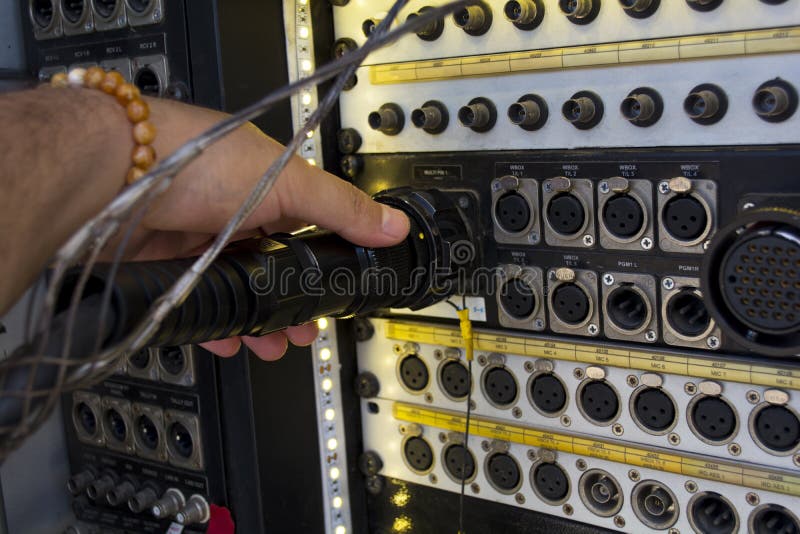 Multi-channel XLR Connector on Broadcasting Editorial Photography ...