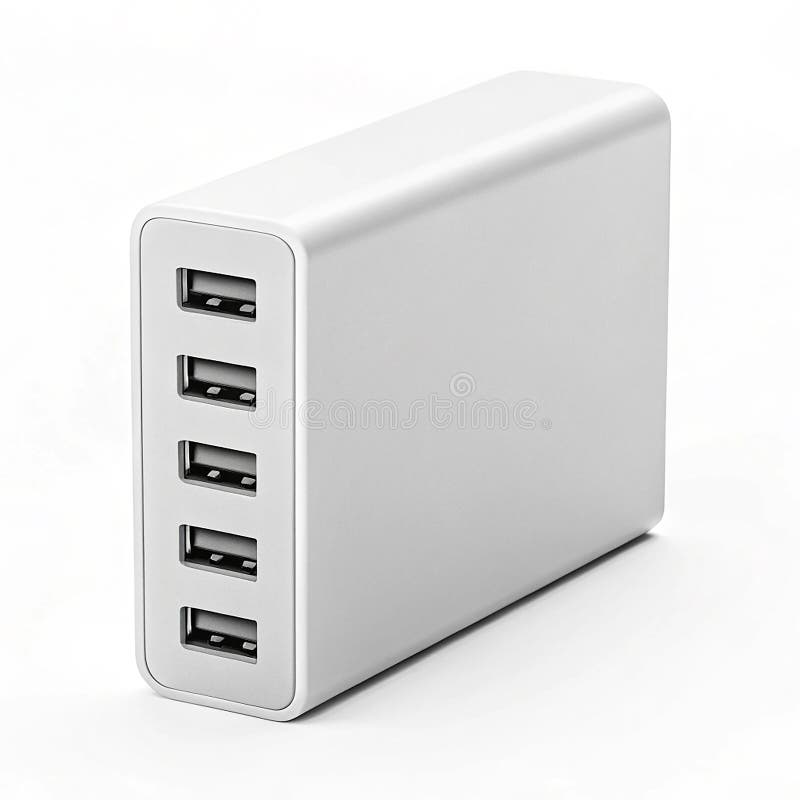 Multi-charger Hub for Charging Multiple Devices Stock Illustration ...