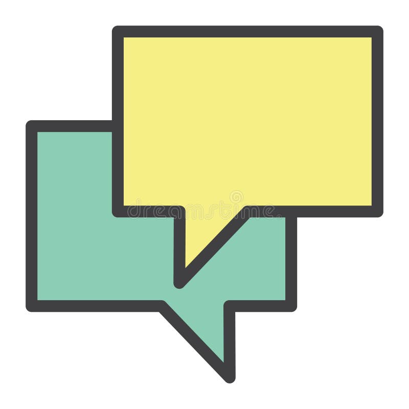 Multi Chat Isolated Vector Icon that Can Easily Modified or Edit. Stock ...