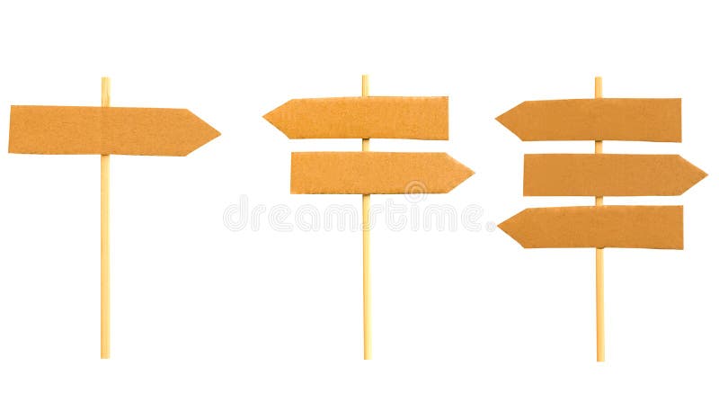 Multi Choice Crossroad Directional Arrow Signs Stock Photos - Free ...