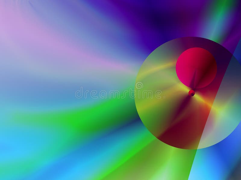 Multi Circles with Smoothly Coloured Background Stock Illustration ...