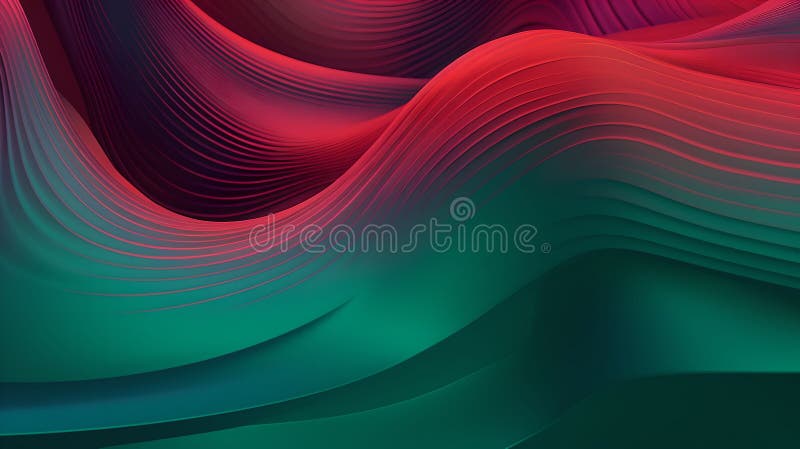 Multi Color Abstract Silk Waves Background Generative Art Stock ...