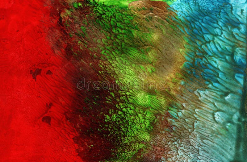 Multi Color Background, Hand-painted Texture Stock Illustration ...
