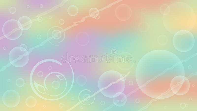Multi Color Background with Bubbles. Stock Illustration - Illustration ...