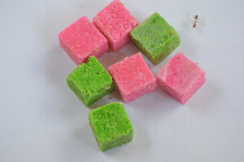 Multi-color Coconut toffee stock image. Image of orange - 214797215