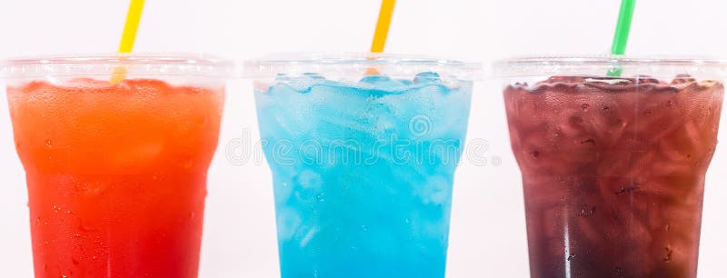 Cool Soft Drink Carbonated on Table in Buffet Restaurant Stock Image ...