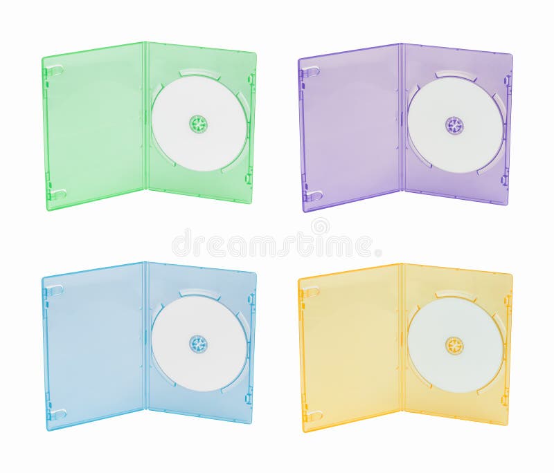 Multi color DVD box stock image. Image of burn, backup - 87380707