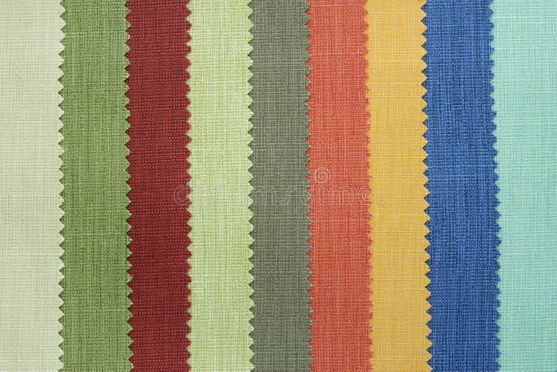 Color Fabric Texture Sample for Interior Design Stock Image - Image of ...