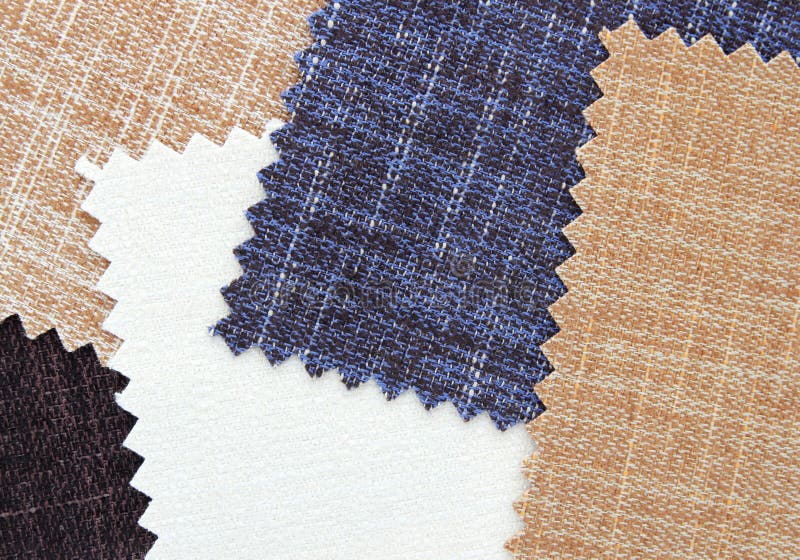 Multi Color Fabric Texture Samples Stock Image - Image of interior ...