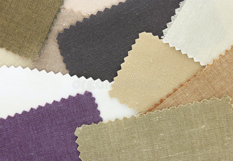 Multi Color Fabric Texture Samples Stock Photo - Image of detail, green ...