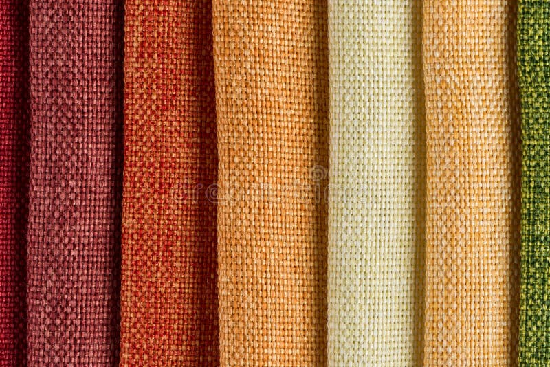 Multi Color Fabric Texture Samples Stock Photo - Image of color, decor ...