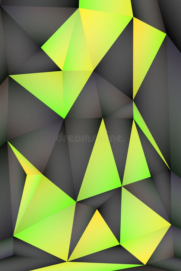 Multi-color Geometric Triangular Low Poly Abstract Background. Stock ...