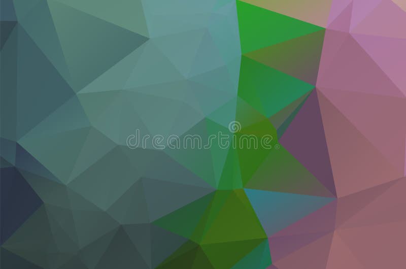 Multi Color Geometric Triangular Low Poly Background Style Stock Vector ...