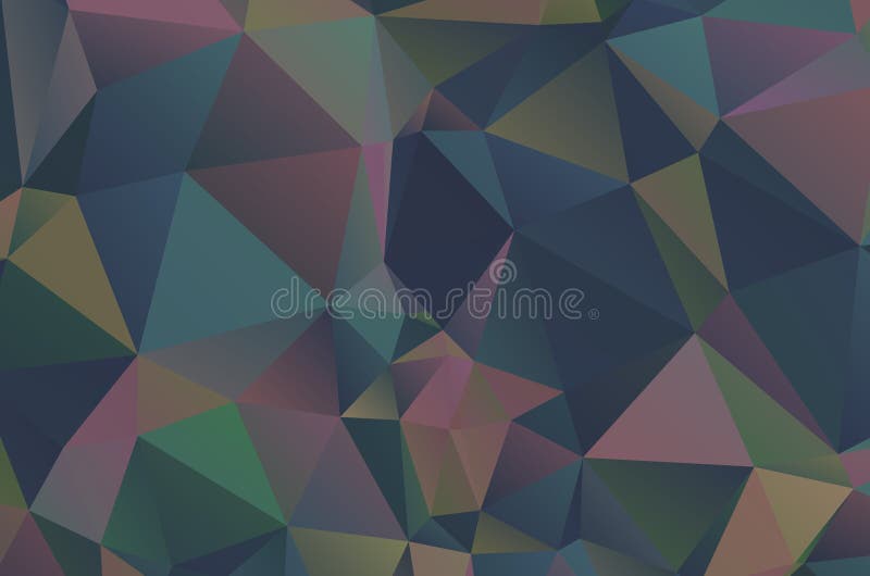 Multi Color Geometric Triangular Low Poly Background Style Stock Vector ...