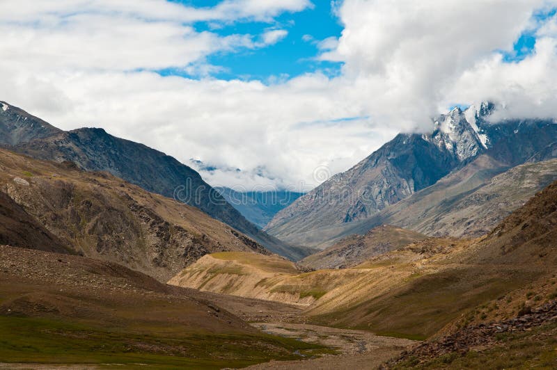 Multi-color hills in Spiti stock photo. Image of india - 27769782