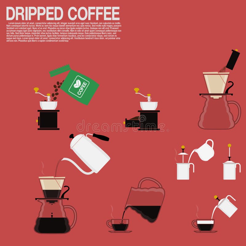 Coffee Process Stock Illustrations – 4,416 Coffee Process Stock ...