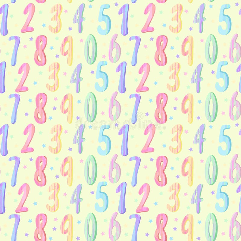 Multi-color Math Background for Kids. Mathematical Background. Colorful ...