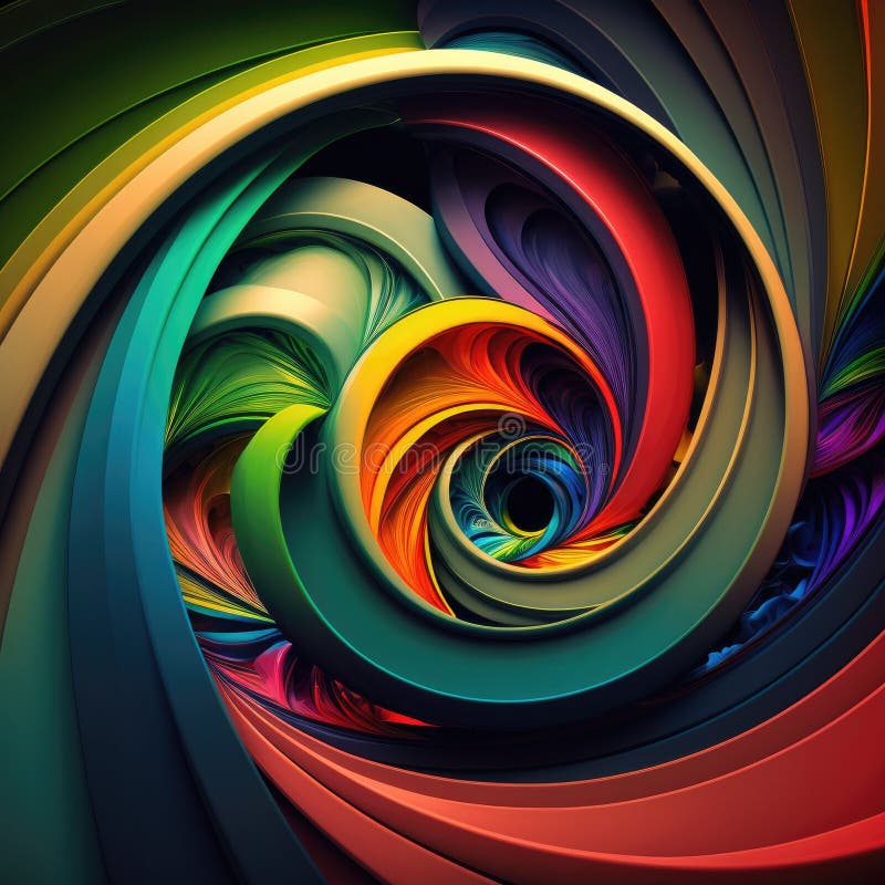 Multi Color Mixed . Many Lines Abstract Stock Illustration ...