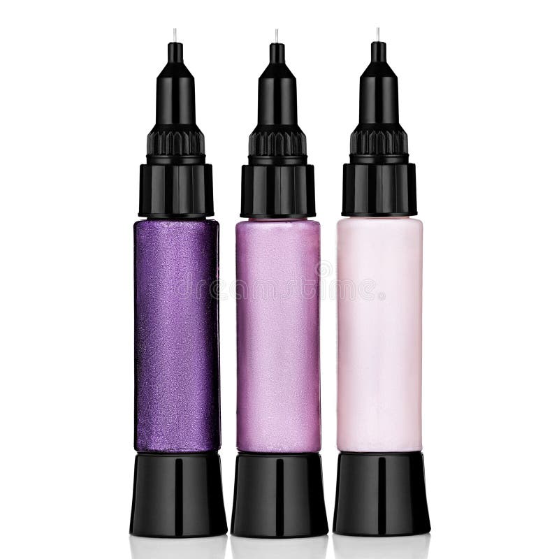 Multi Color Nail Polish To Paint On Nails Stock Image - Image of ...