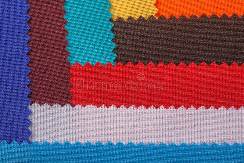 Multi-color Patterns of Fabric Texture Details Stock Image - Image of ...