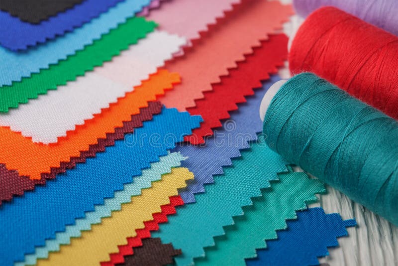 Multi-color Patterns of Fabric Texture Details Stock Image - Image of ...