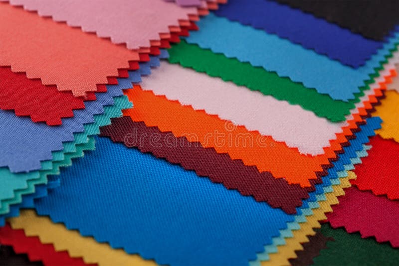 Multi-color Patterns of Fabric Texture Details Stock Image - Image of ...