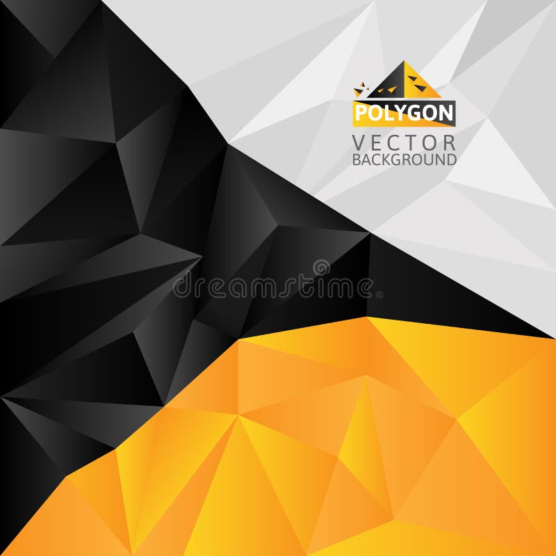 Multi Color Polygon Abstract Vector Background Stock Vector ...