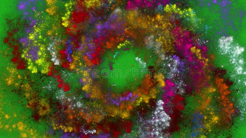 Multi Color Splashes Green Screen Motion Graphics Stock Footage - Video ...