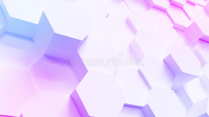 Multi Color Technology Hexagon Pattern Background Stock Footage - Video ...