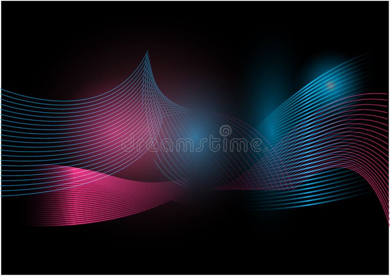 Multi Color Audio Waveform Technology Background Digital Equalizer ...