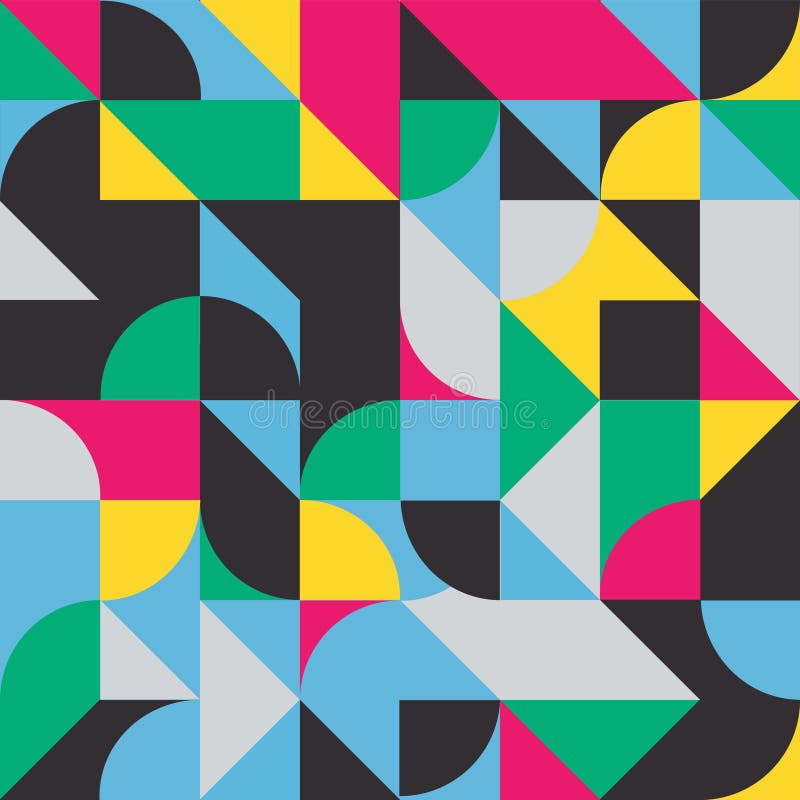 Multi-colored Triangles Background. Stock Vector - Illustration of ...