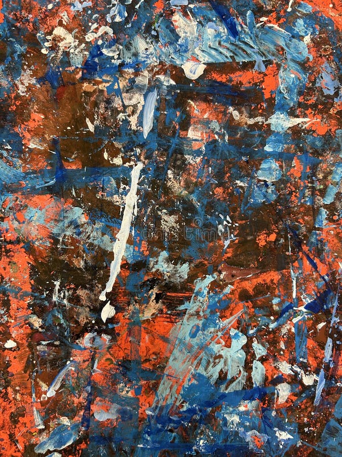 Multi Colored Abstract Splattered Painted Background Stock Illustration ...